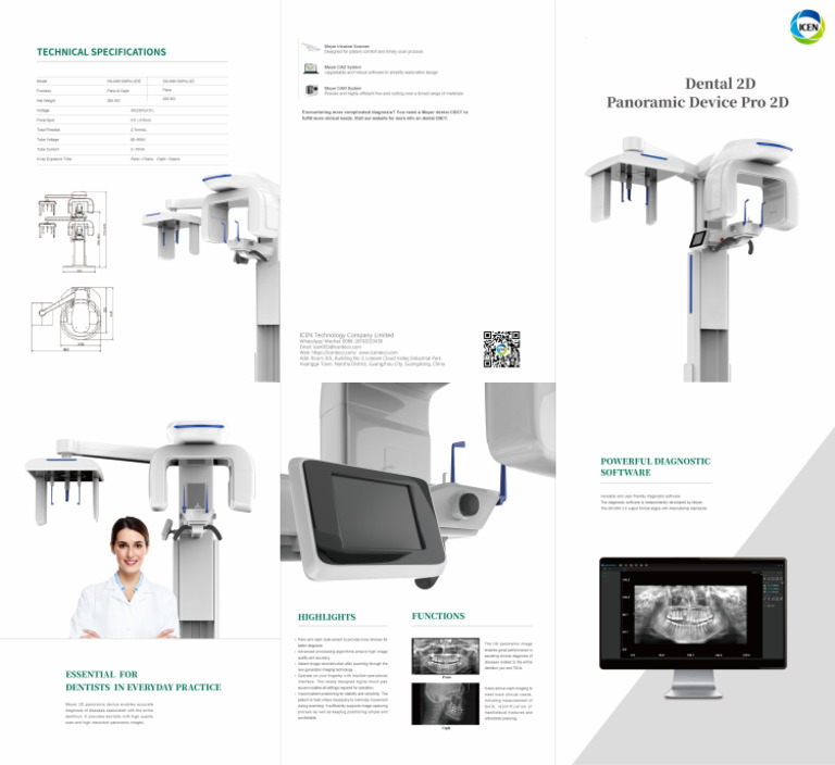 2D Panoramic Dental X Ray Machine - ICEN | PDF