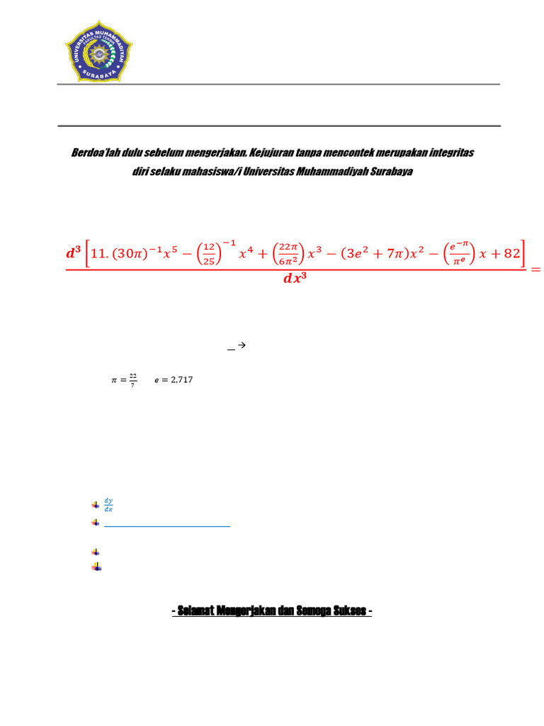 UTS Metode Numerik Teknik Elektro 2025 | PDF