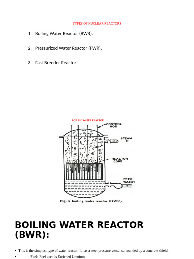 Overview of Nuclear Reactor Types | PDF | Nuclear Reactor | Nuclear Fuel