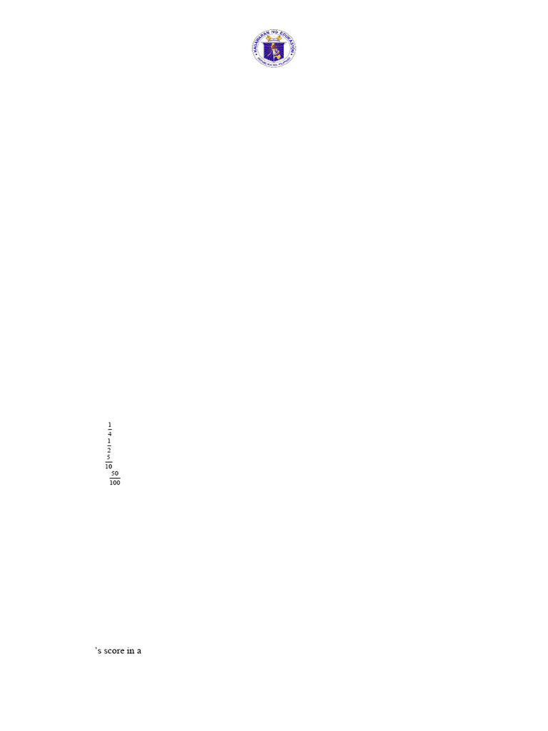 4th Quarter Exam - Math 10 | PDF | Quartile | Quantile