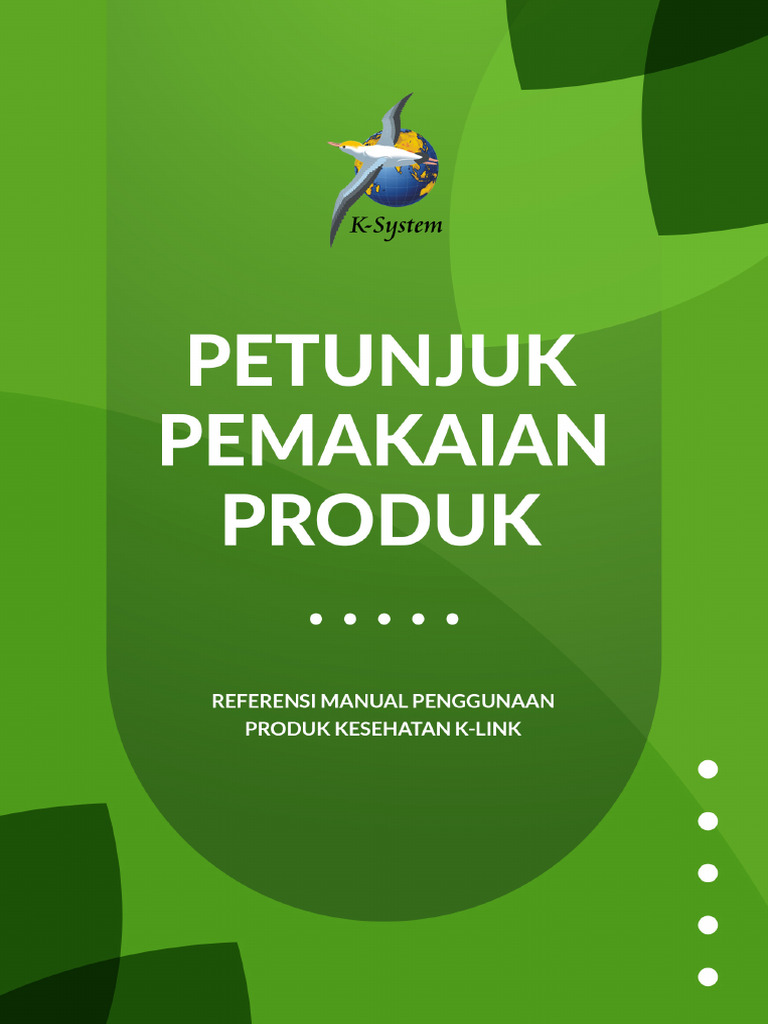 BUKU PETUNJUK PEMAKAIAN PRODUK 21 SEPTEMBER 2022 | PDF