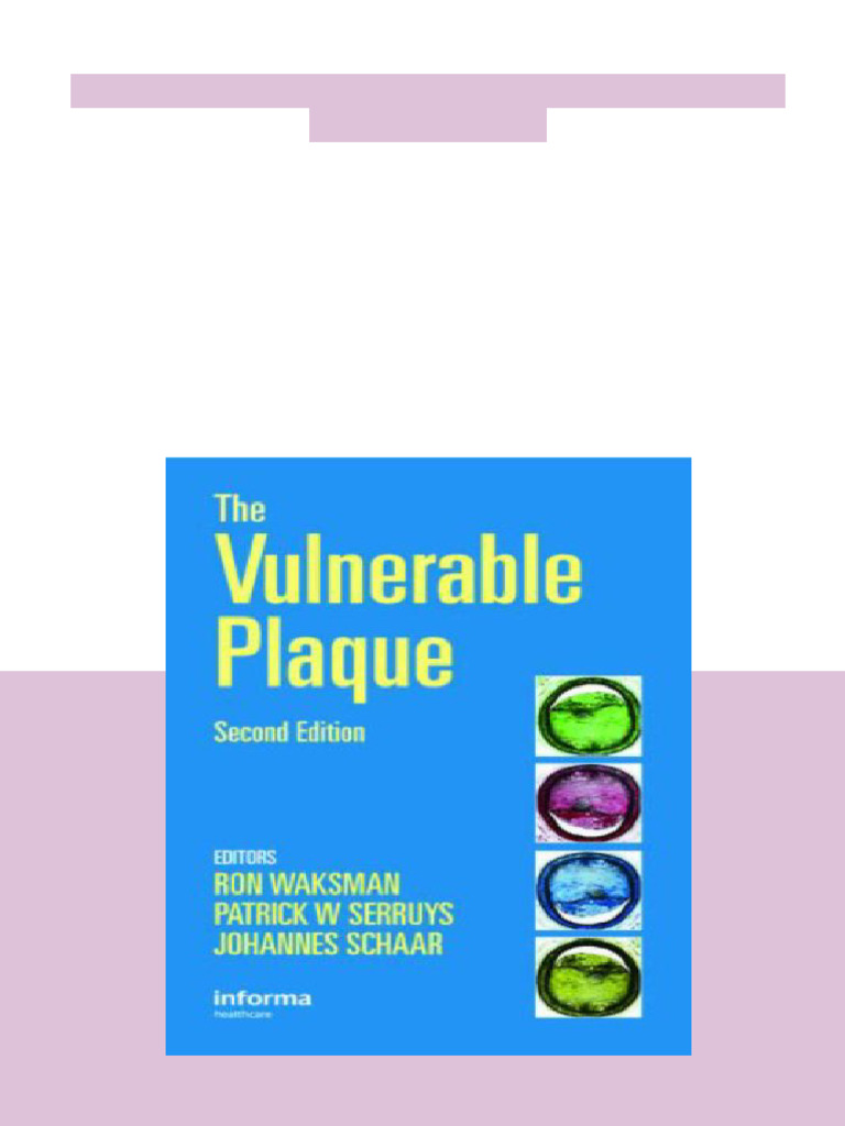 The Vulnerable Plaque Second Edition Waksman Ron Instant Download | PDF ...