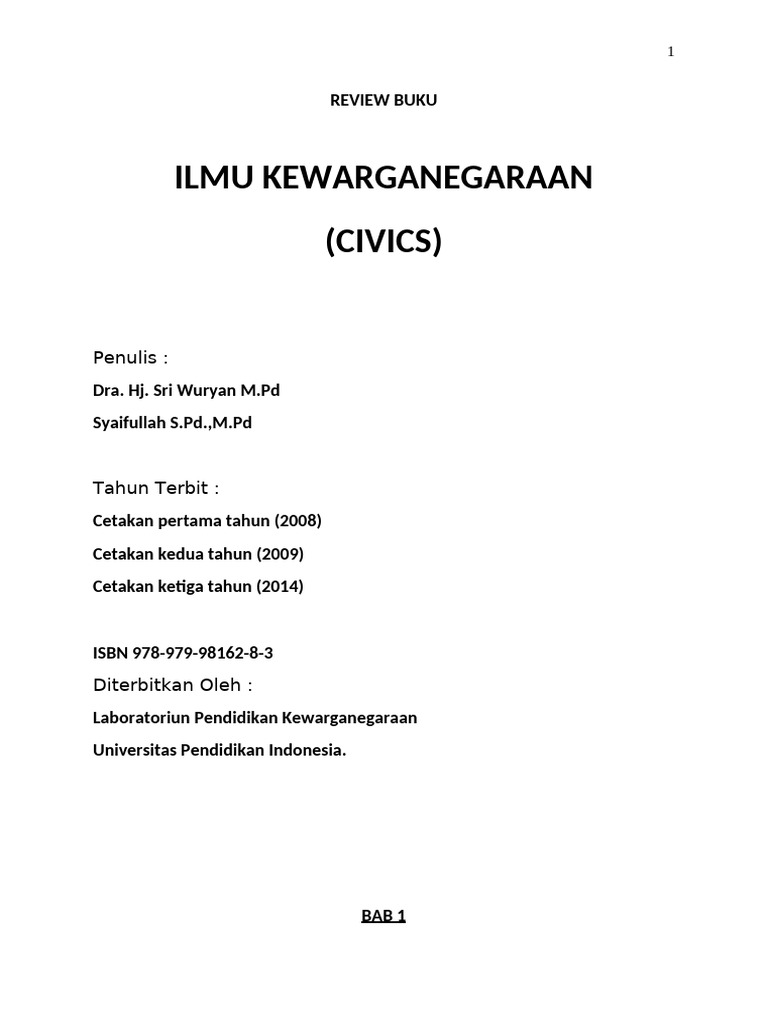 Review Buku | PDF