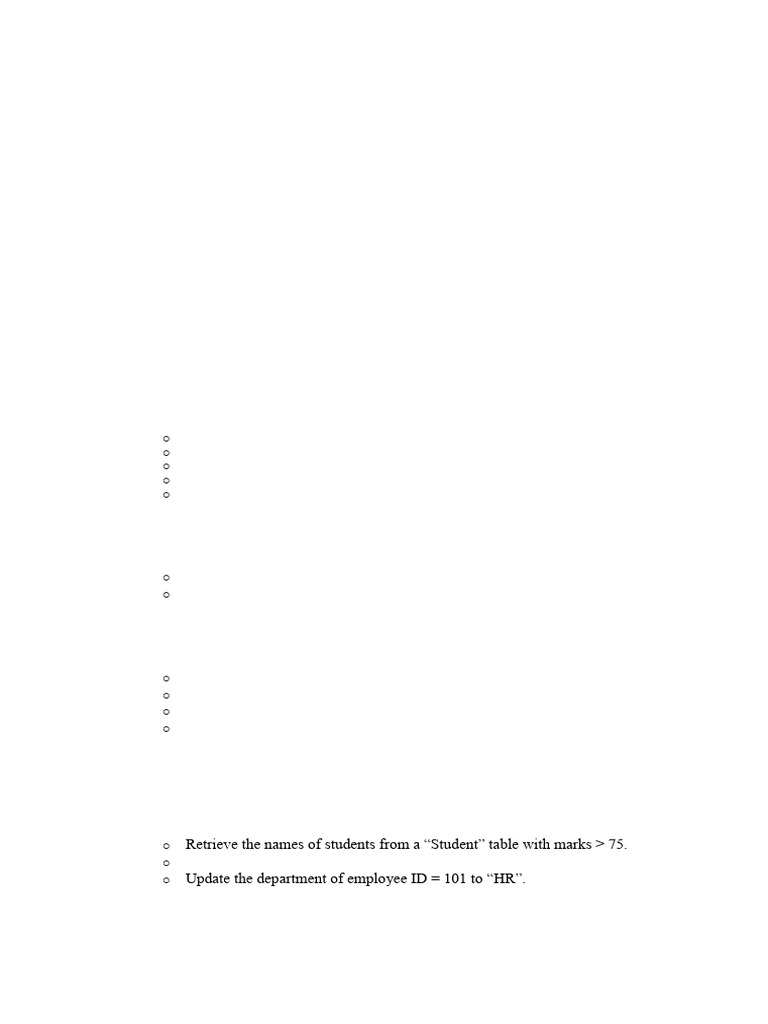 Unit1,2,3 Important Questions | PDF | Relational Model | Databases