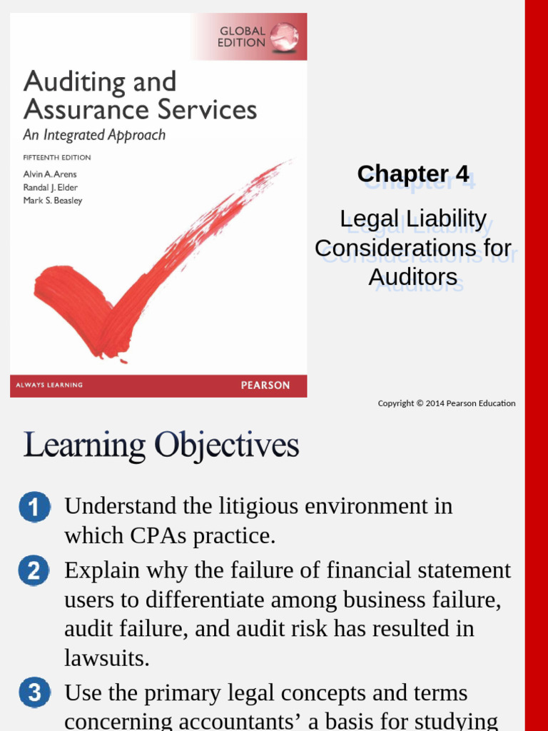 Auditor Legal Liability Overview | PDF | Audit | Financial Statement