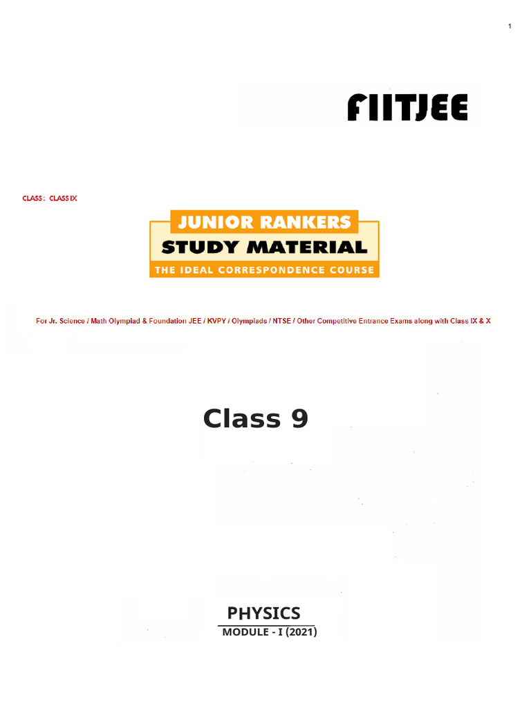 9th Physics Chapter 1 | PDF