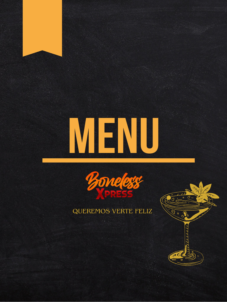 Menú Boneless Xpress | PDF | Cocina | Alimentos