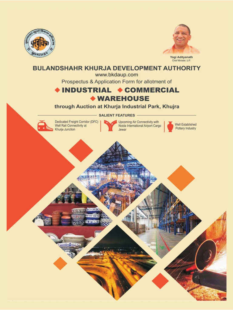 Khurja Industrial Park Scheme Details | PDF | Lease | Private Law