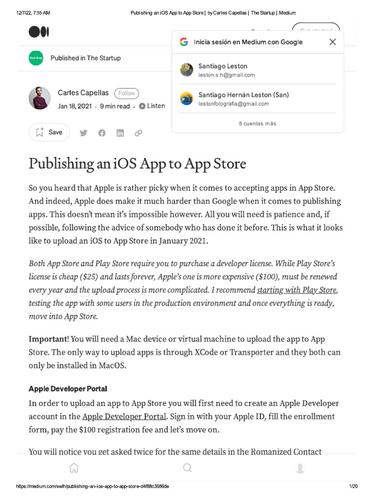 Publish To Ios App Store - II | PDF