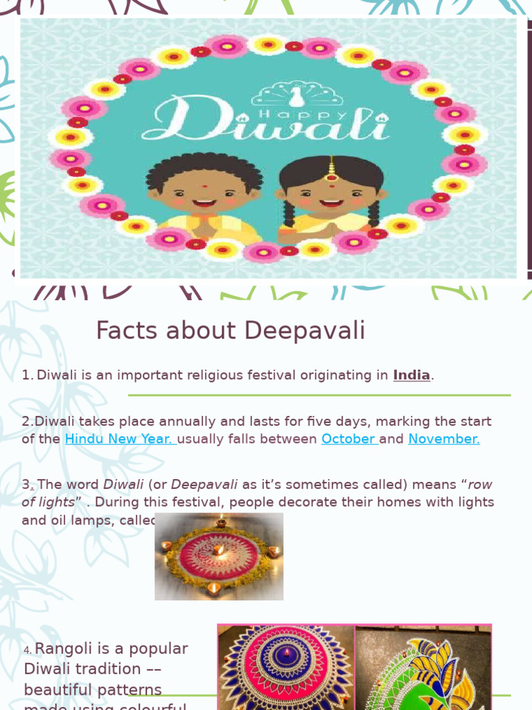 Deepavali Celebration | PDF