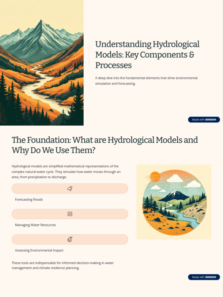 Understanding Hydrological Models Key Components and Processes | PDF ...