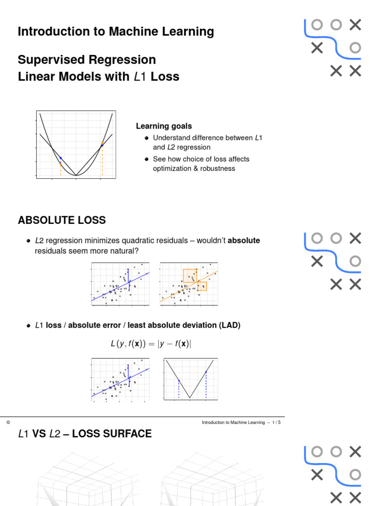 L1 vs L2 Regression: Key Differences | PDF | Regression Analysis ...