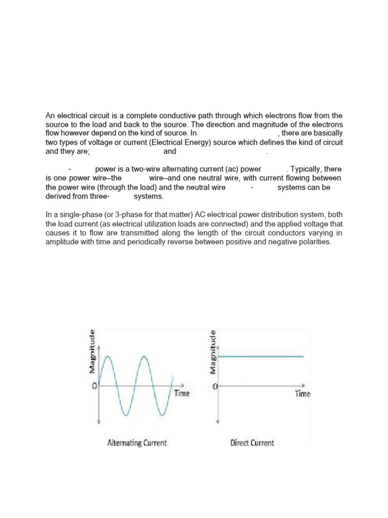 Module 1 Alternating Current Fundamentals | PDF | Direct Current | Alternating Current