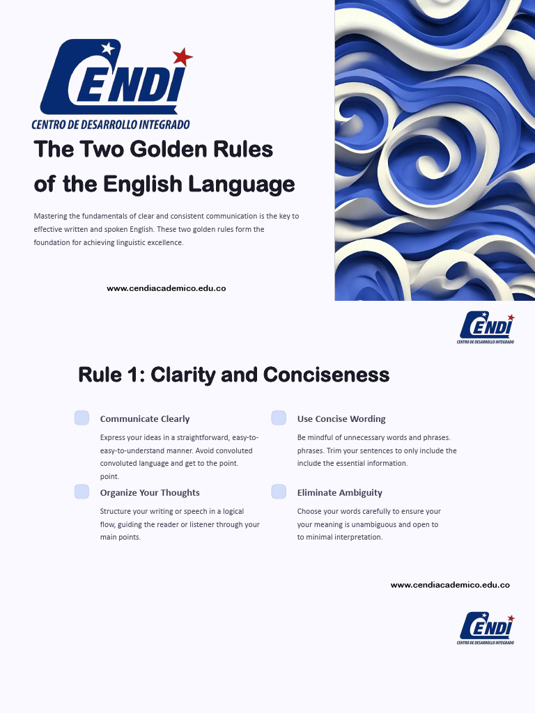 01 The-Two-Golden-Rules-of-the-English-Language | PDF | Ambiguity | Jargon