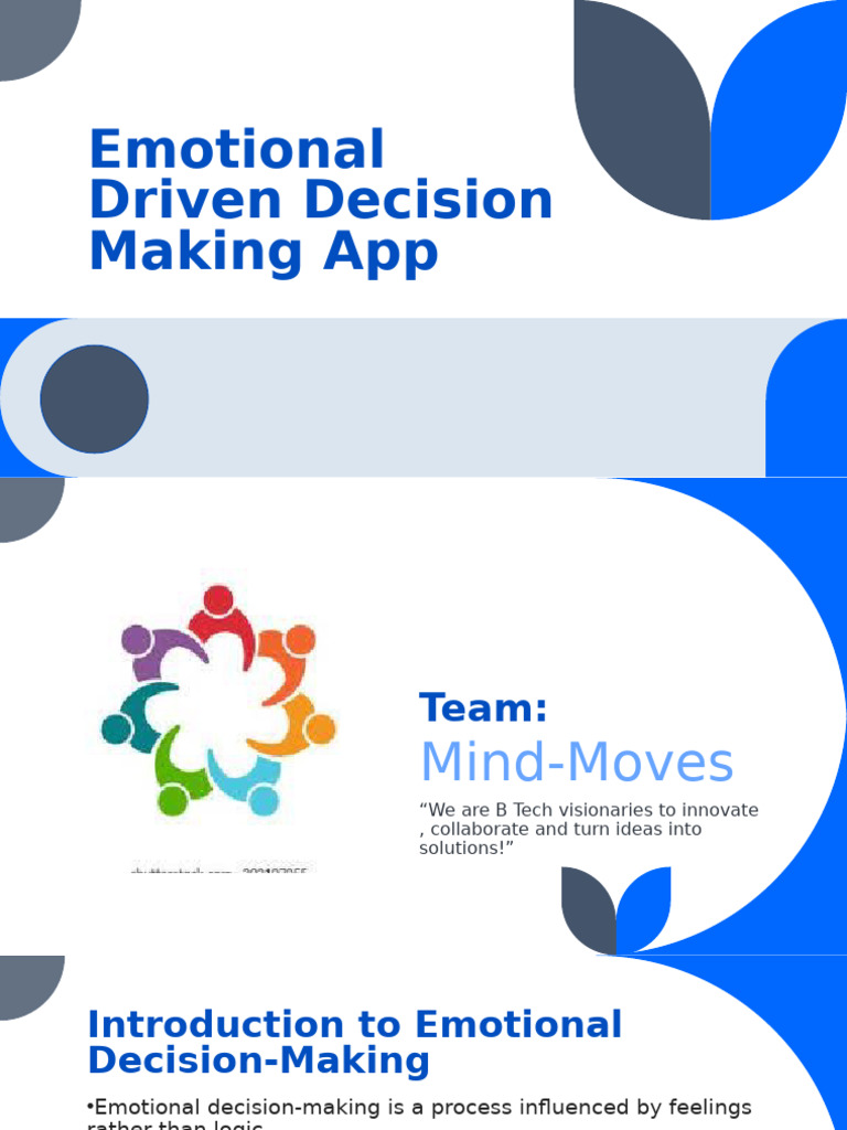 Mind Moves | PDF | Decision Making | Emotions