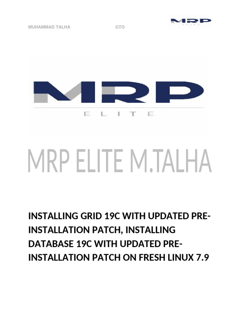 Asm and Database With Pre Patching | PDF | File System | Installation (Computer Programs)