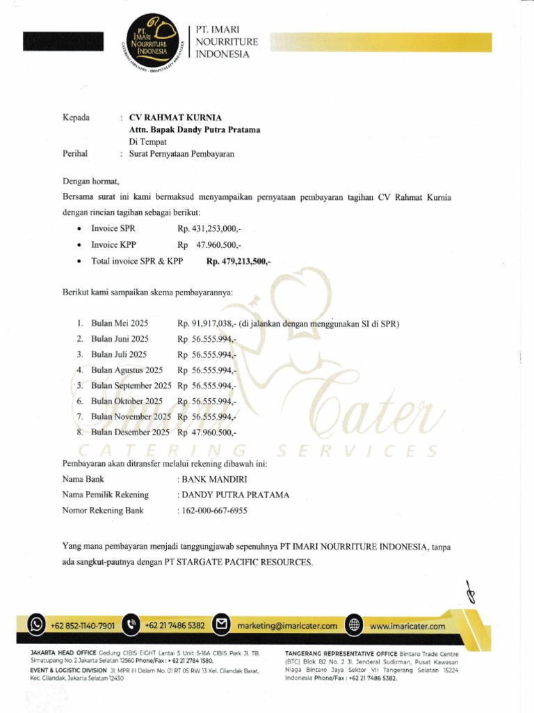CV Rahmat Kurnia | PDF