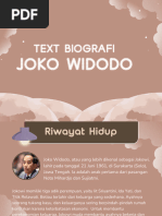 Biografi Singkat Joko Widodo | PDF