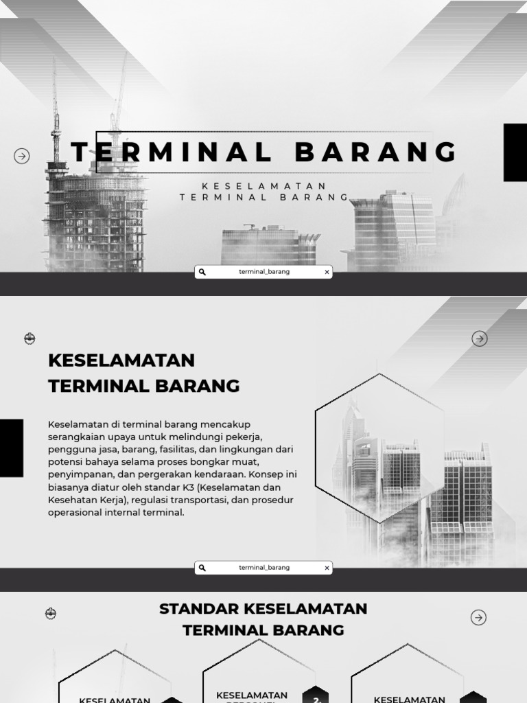 Keselamatan Terminal Barang: Panduan K3 | PDF