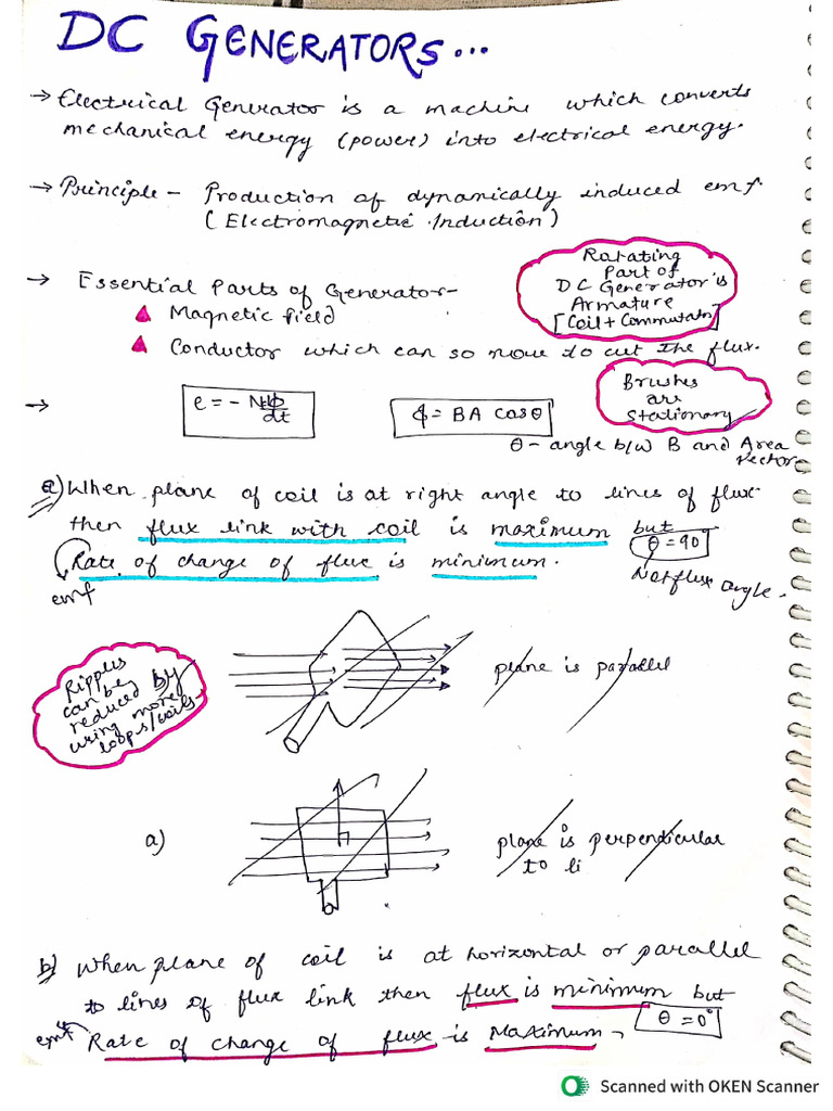 Ac and DC Gen by Rohan | PDF