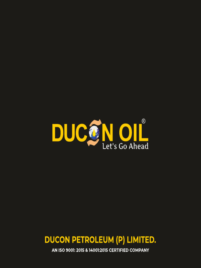 Ducon Oil Brochure Gasoil Product | PDF | Lubricant | Petroleum