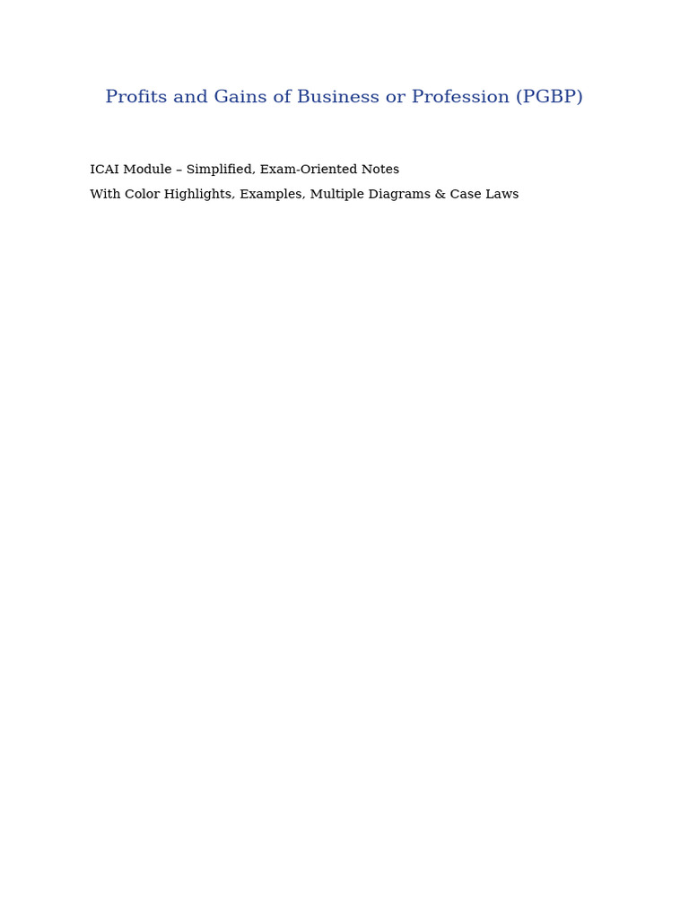 PGBP Full Chapter With More Diagrams | PDF