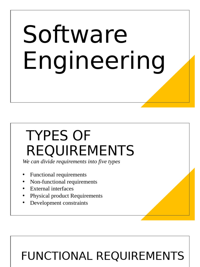 Lec4 TypesofRequirements | PDF | Usability | Computer Engineering