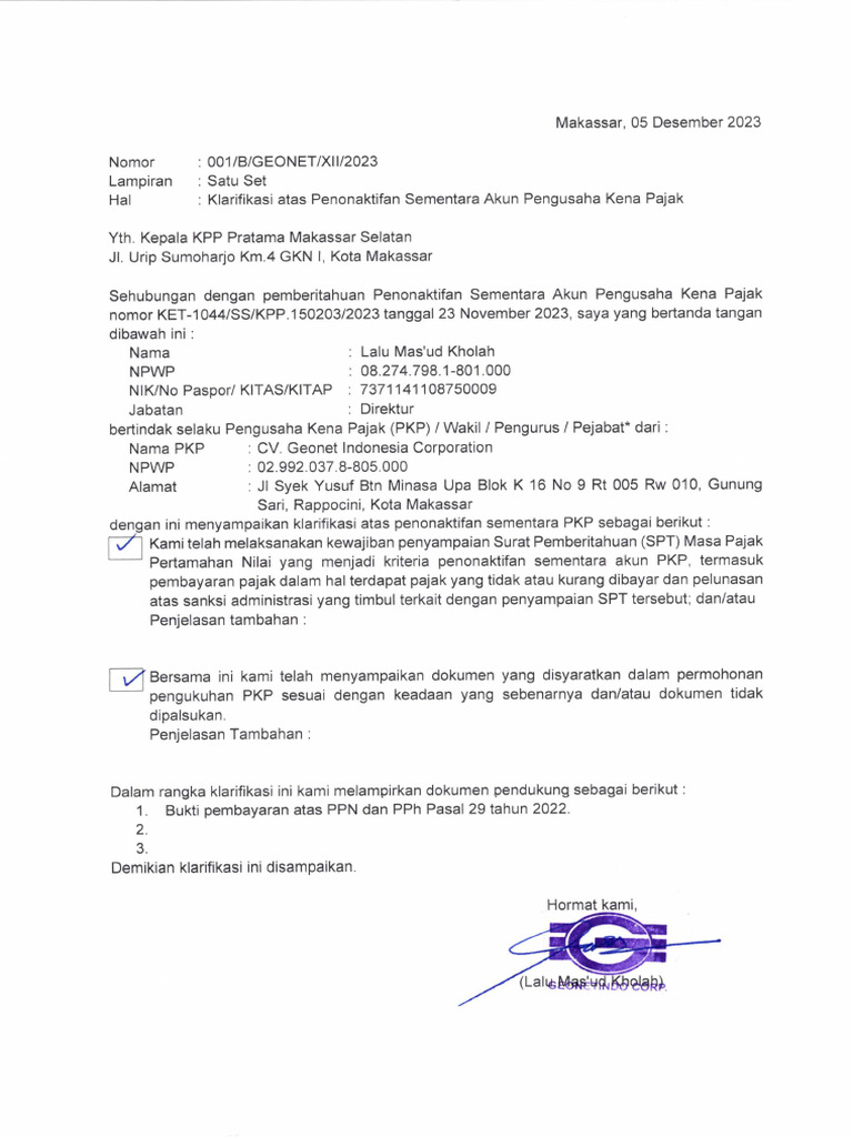 Klarifikasi Suspend | PDF