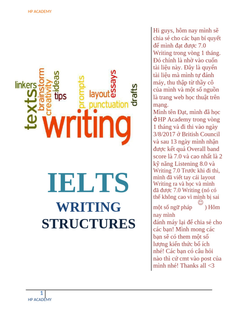 Ielts Writing Structures | PDF