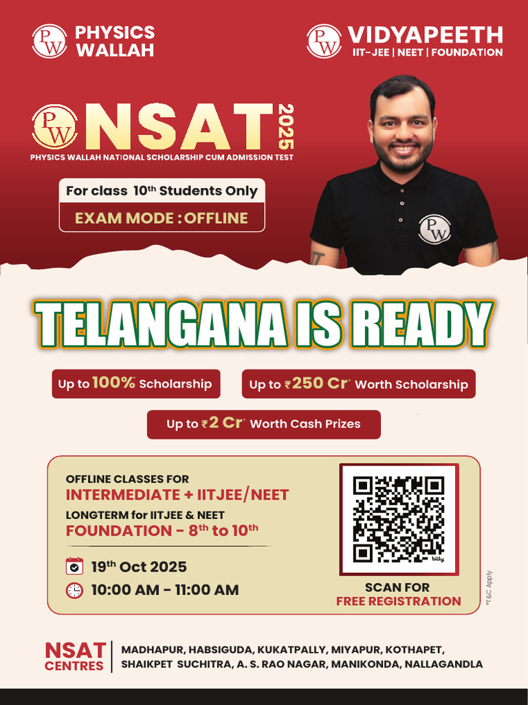NSAT Leaflet1 | PDF | Science Education | Higher Education