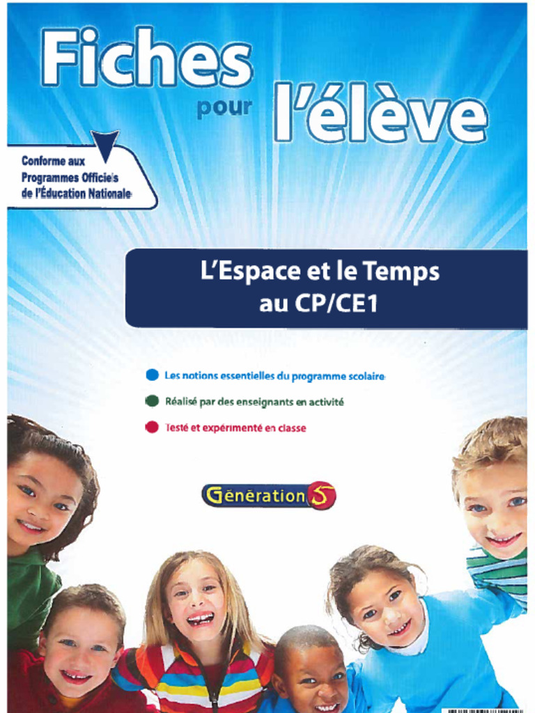 Generation5 - Espace Temps CP Ce1 - A Garder | PDF