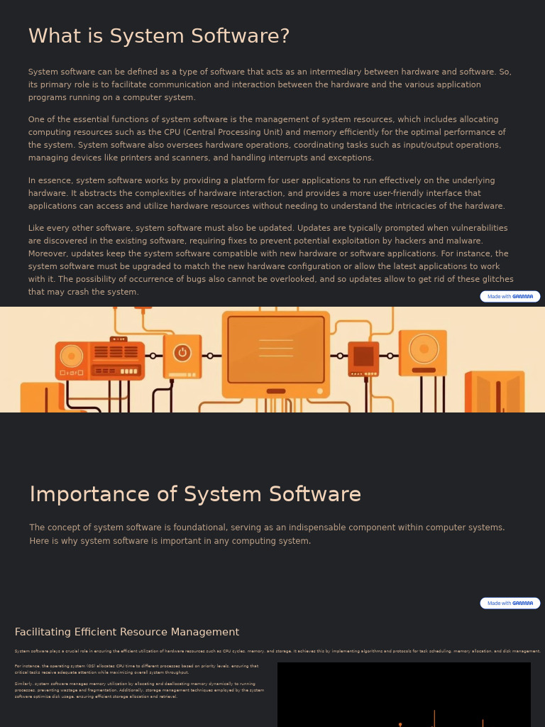 What Is System Software | PDF | Operating System | Graphical User ...