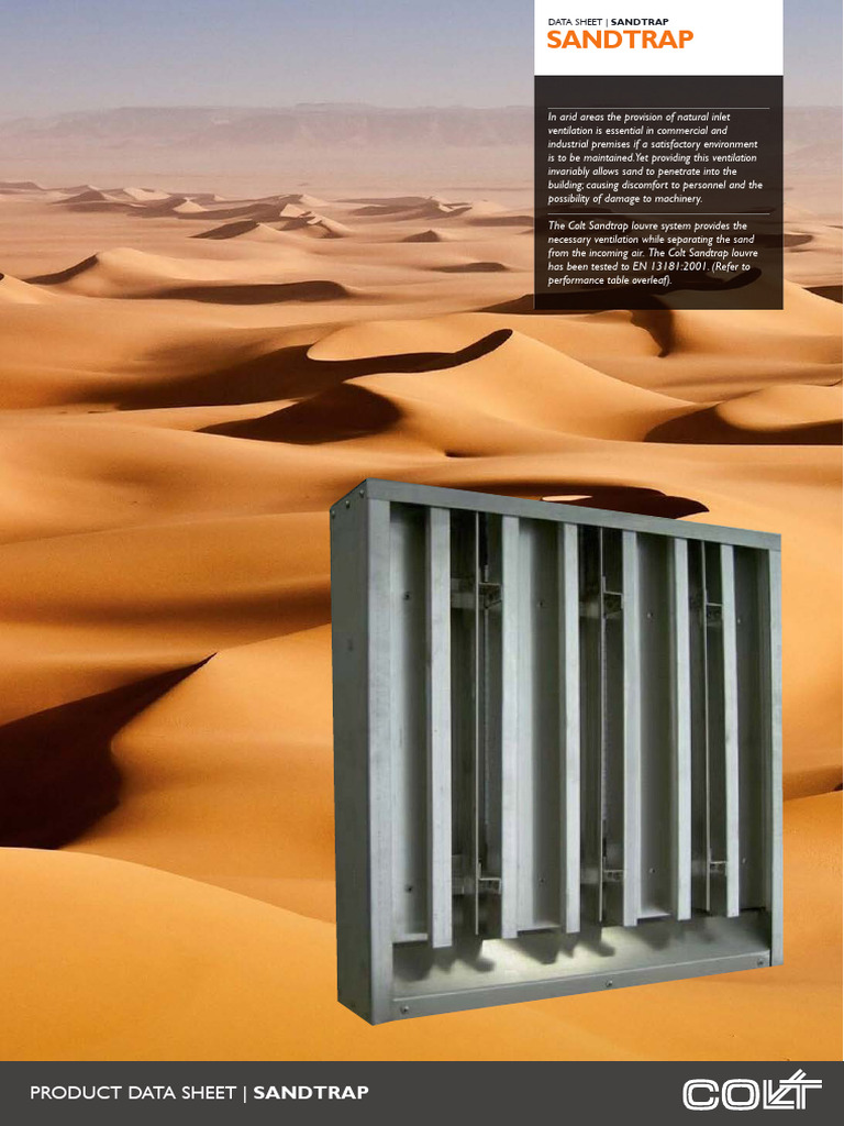 COLT - Sandtrap Ventilator | PDF | Mechanical Engineering