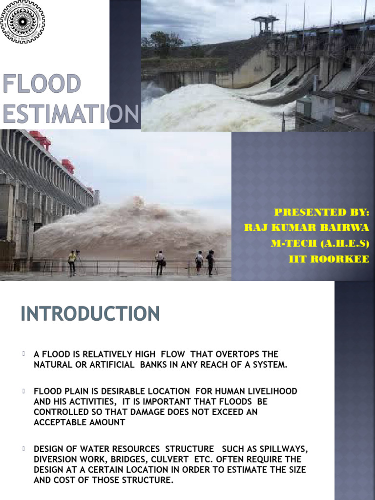 Flood Estimation | PDF | Drainage Basin | Flood