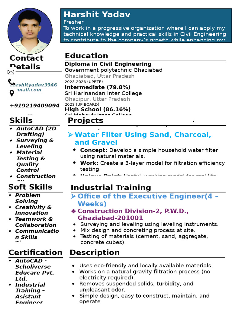 Harshit Resume | PDF