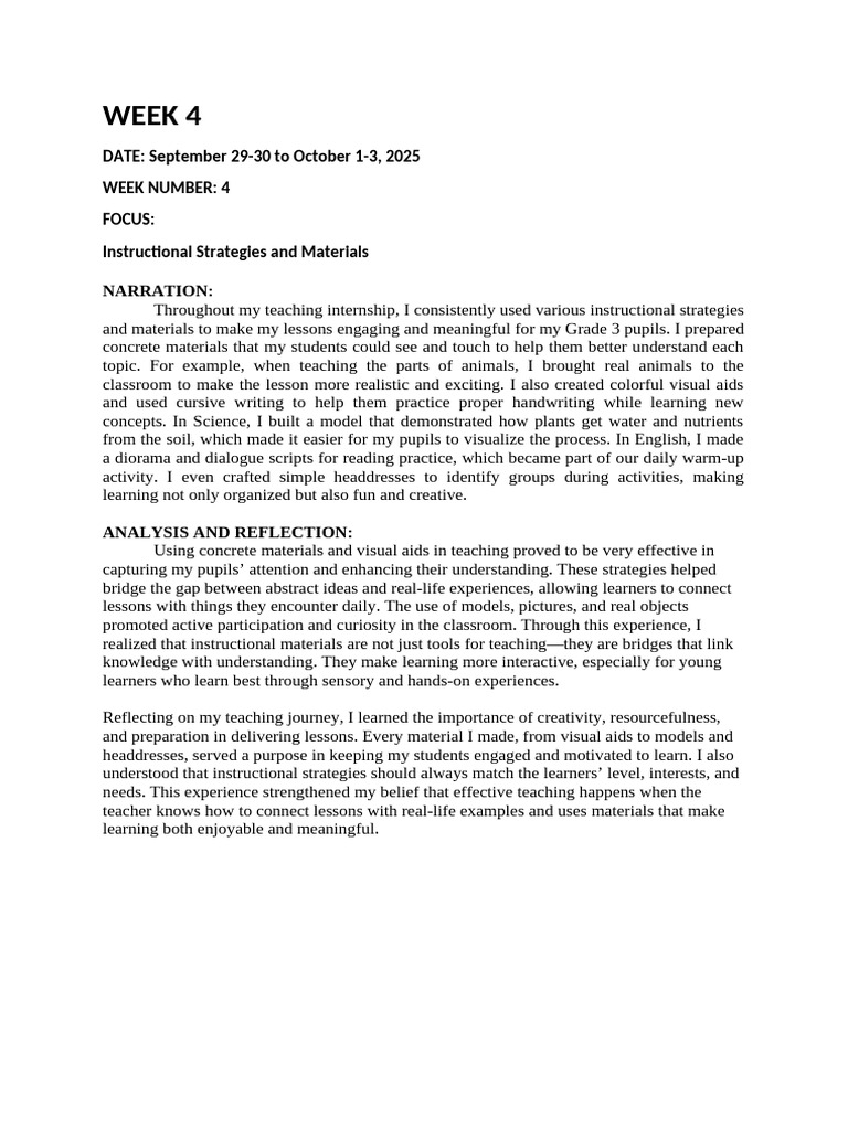 Week 4 | PDF
