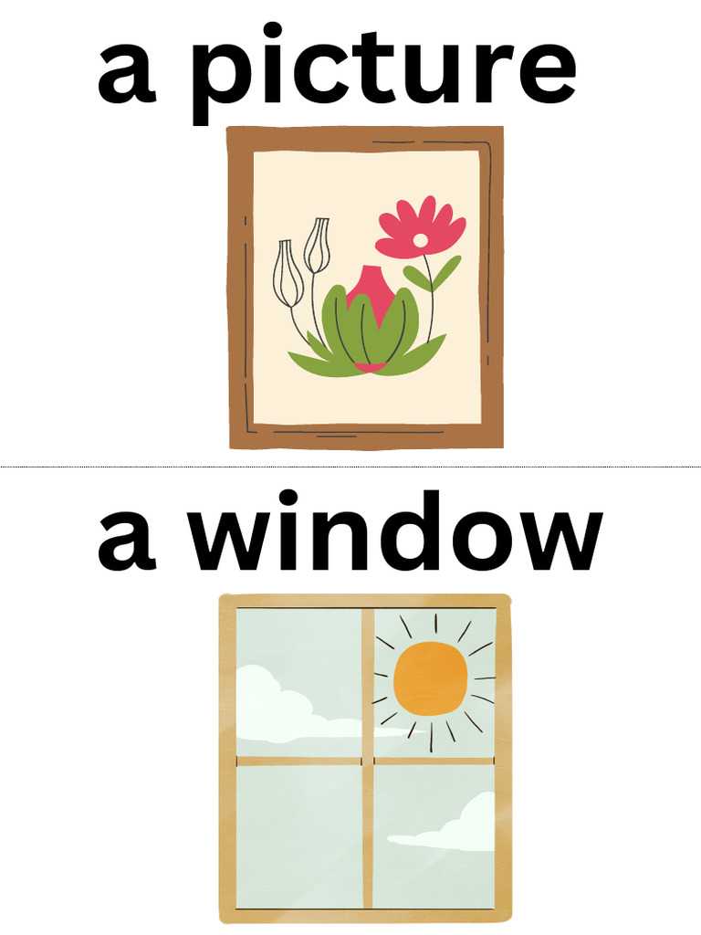 Unit 1. My School Flash Card | PDF