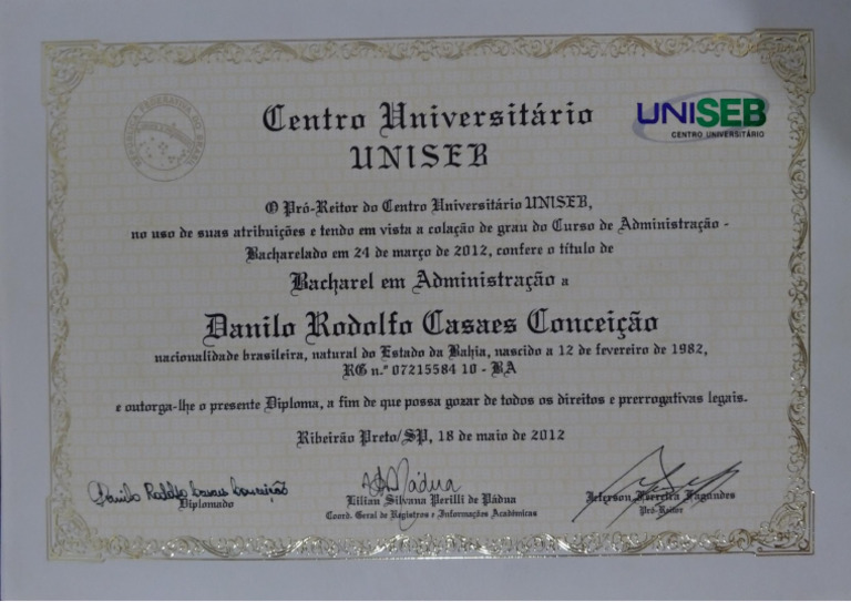 Diploma Uniseb - 15-06-2022 | PDF