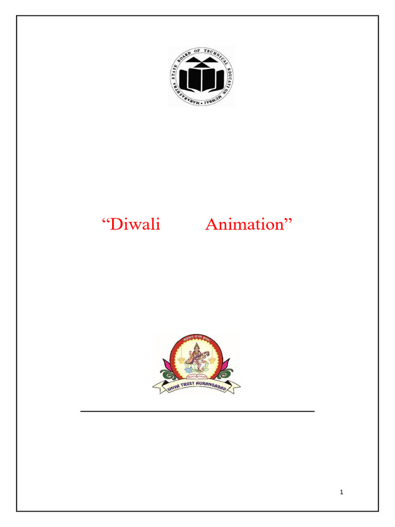 Diwali Diya Animation Project Report | PDF | 3 D Computer Graphics ...