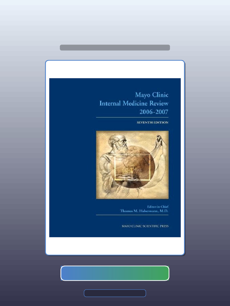 Mayo Clinic Internal Medicine Review 20062007 Ebook and TestBank Bundle ...