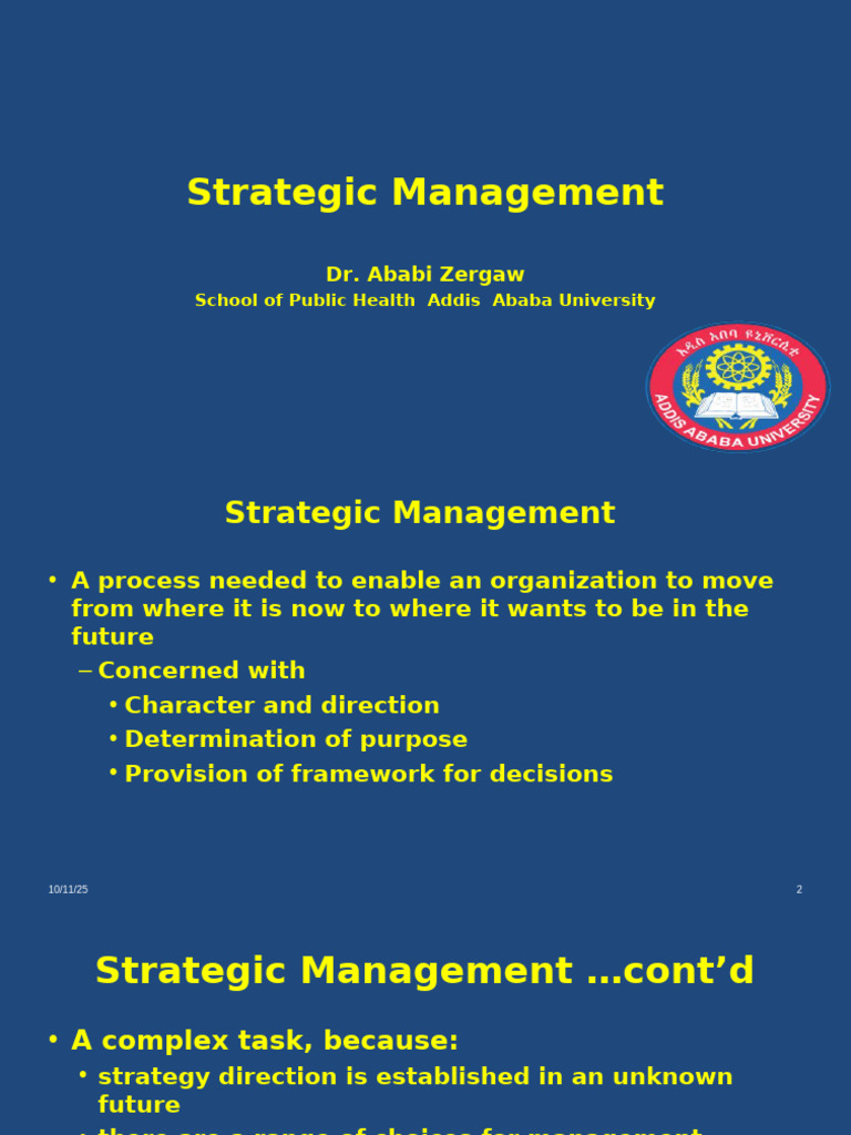 Strategic Management | PDF | Strategic Planning | Strategic Management