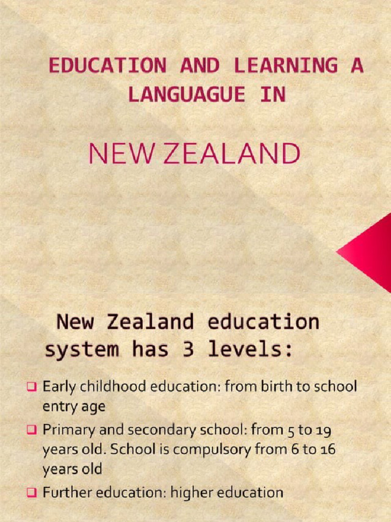 Education System of New Zealand | PDF