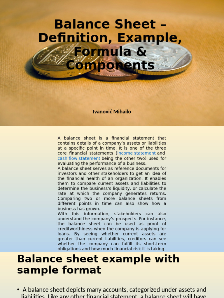 Understanding Balance Sheets: Key Components | PDF | Equity (Finance ...