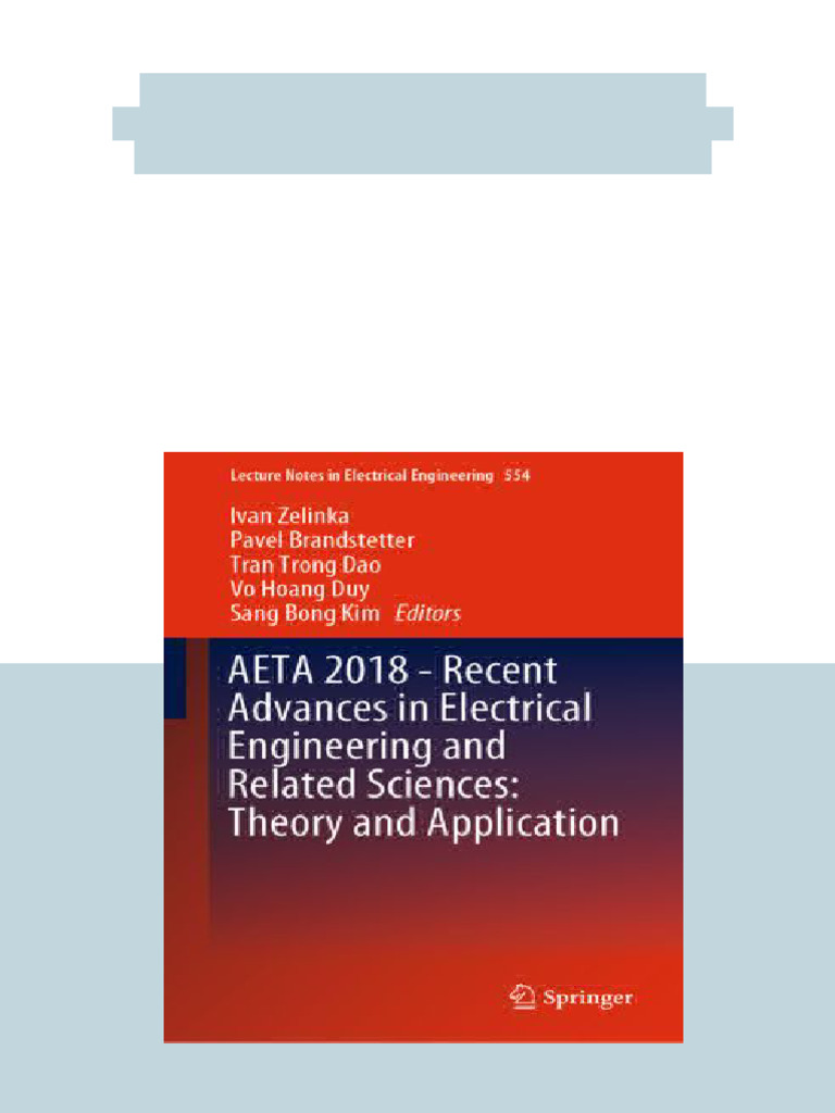 AETA 2018 - Recent Advances in Electrical Engineering and Related ...
