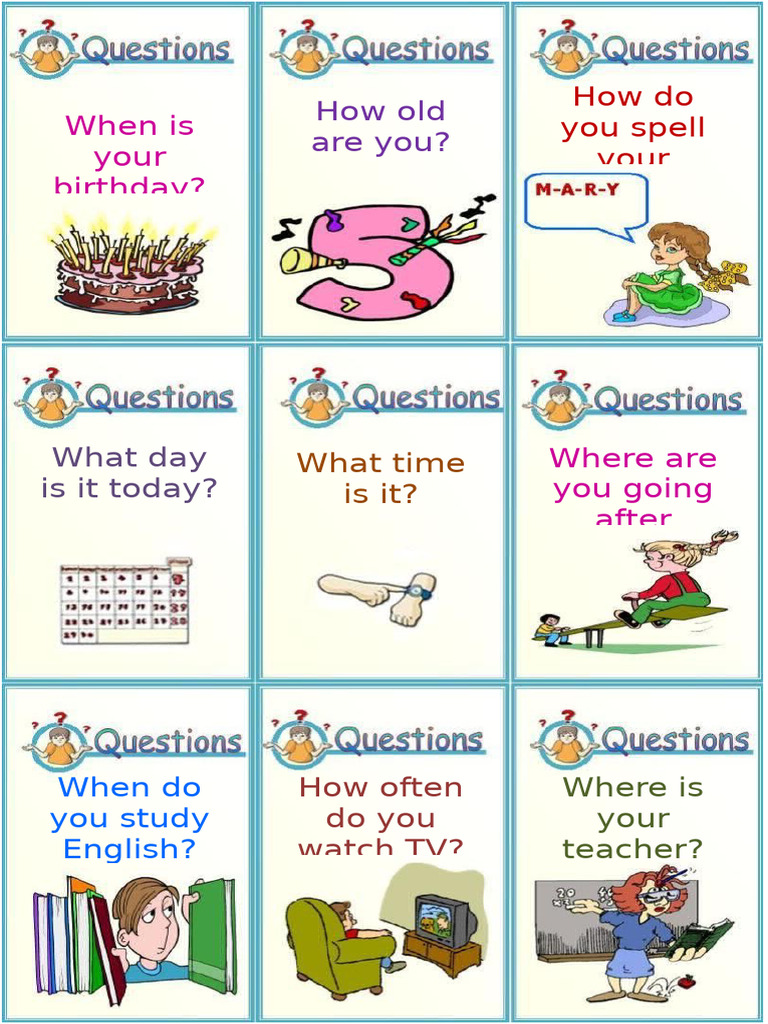 Common Questions for English Learners | PDF