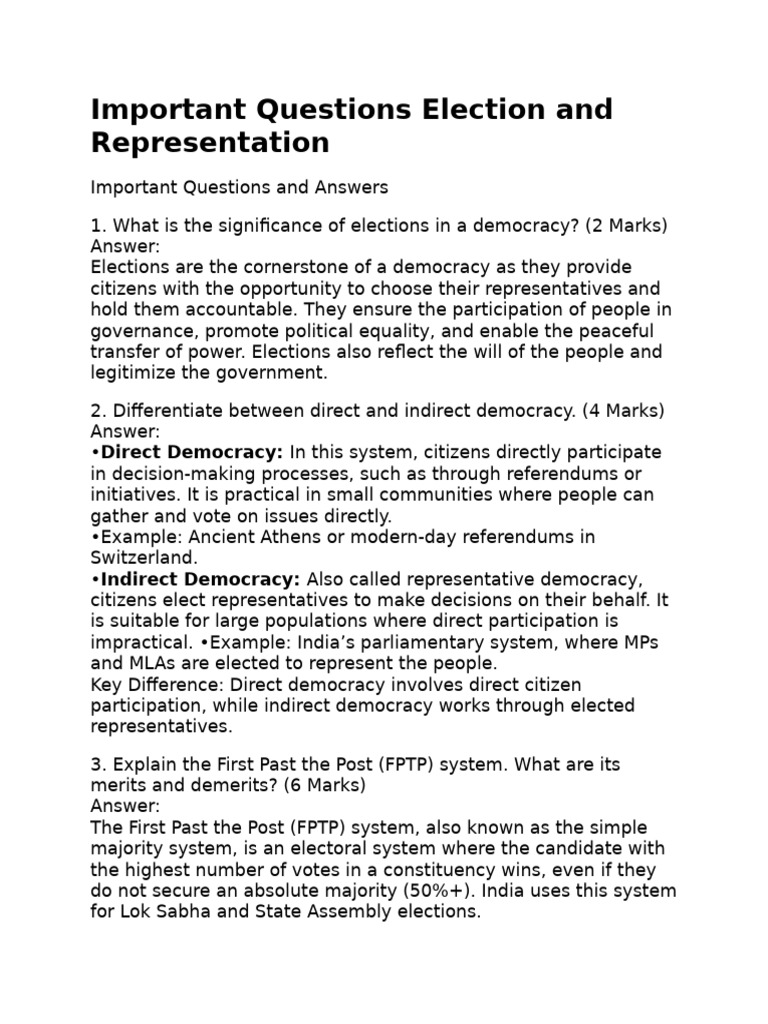 Understanding Electoral Systems in India | PDF | Elections | Electoral ...