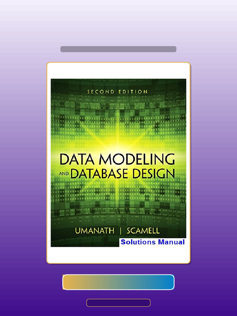 Complete Data Modeling and Database Design 2nd Edition Umanath Verified | PDF | Databases ...