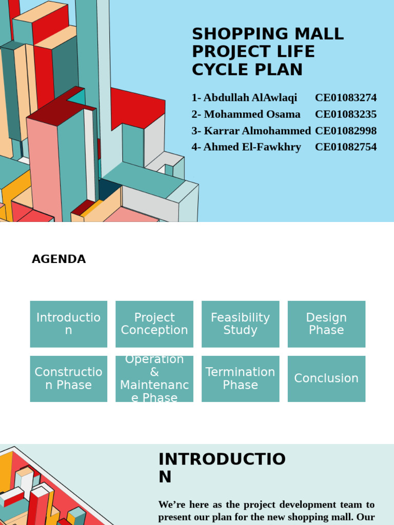 Shopping Mall Project Life Cycle Plan | PDF | Elevator | Economies