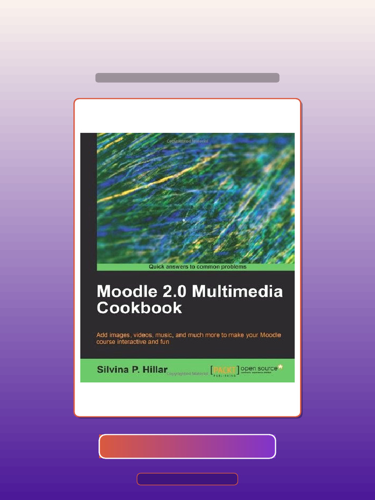 Moodle 20 Multimedia Cookbook eBook and TestBank Bundle Get It Now ...