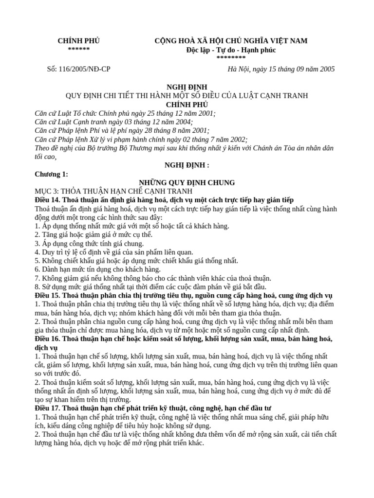 116 2005 ND-CP 3553 | PDF